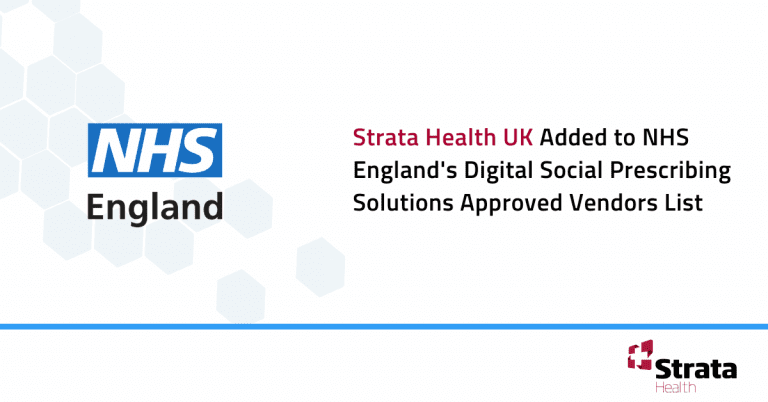 Strata Health Added to NHS England's Digital Social Prescribing ...